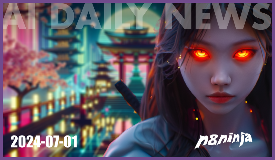 AI, Deepfakes, Privacy | July 1, 2024 | Daily AI News | n8Ninja