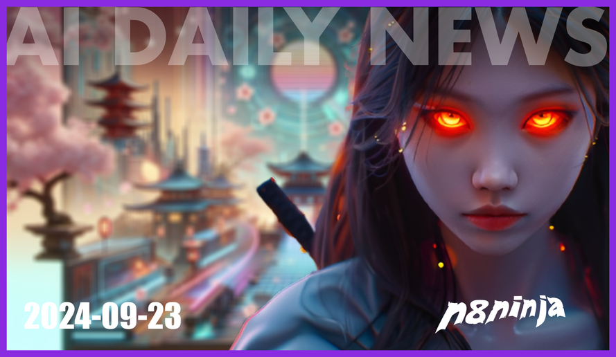 Apple, OpenAI, and T-Mobile: Upcoming AI Innovations | September 23, 2024 | Daily AI News | n8Ninja